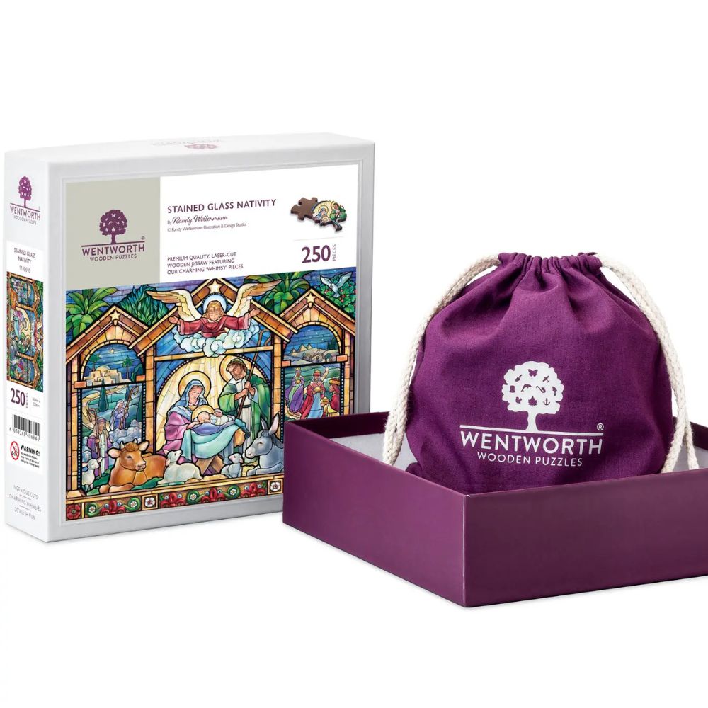 Stained Glass Nativity: 250 large pieces | Hoyle's of Oxford