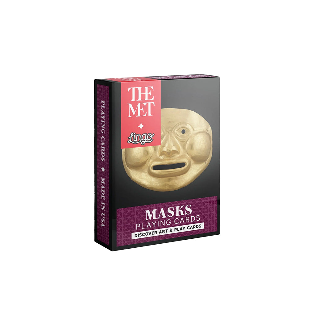 The Met x Lingo playing cards: Masks | Hoyle's of Oxford
