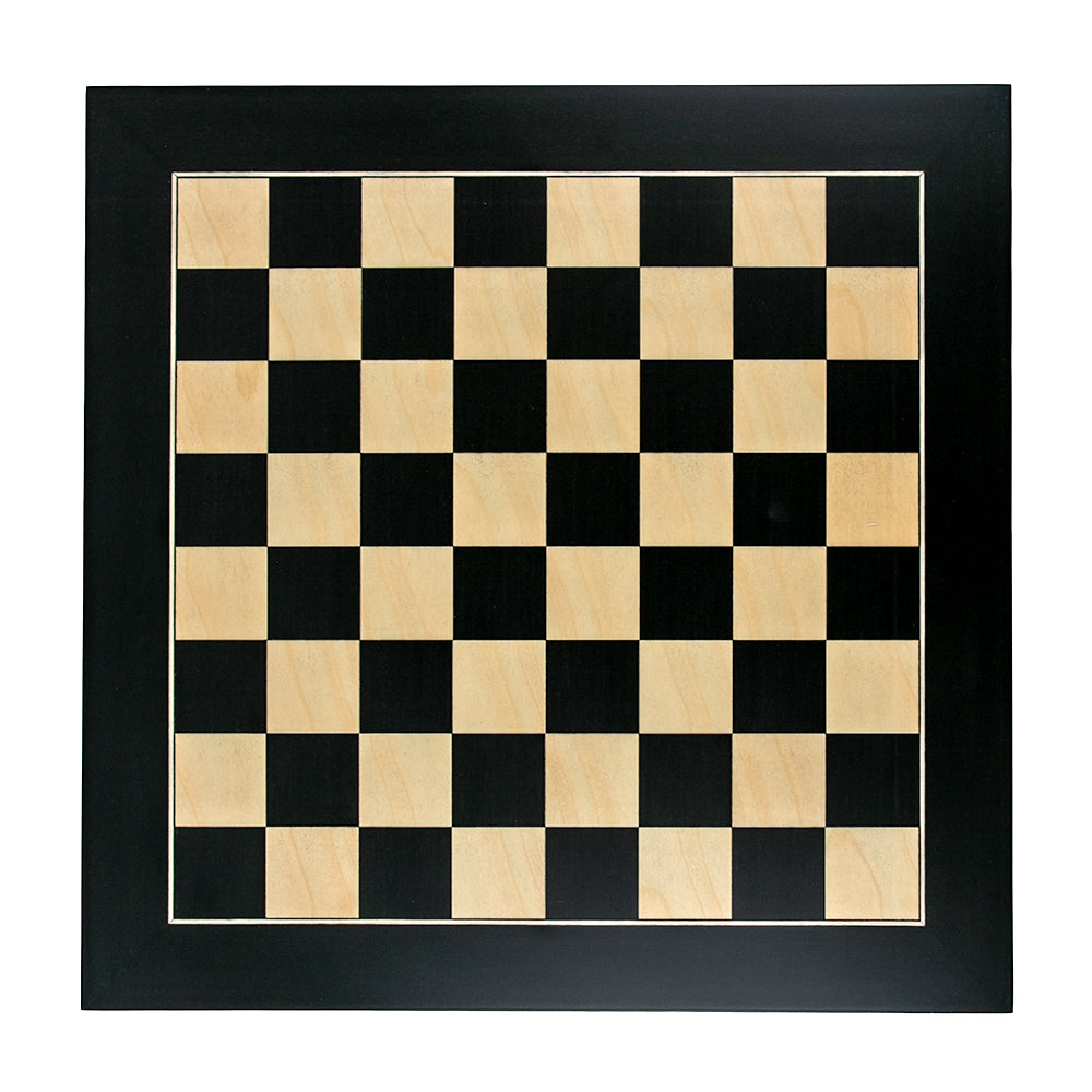 Mansfield chess board: black tulip and Sycamore – Hoyle's of Oxford